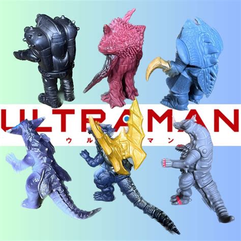 Ultraman Ultra Monster Kaiju Soft Vinyl Sofubi Figure Series By Bandai