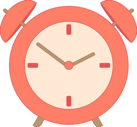 Flat Icon Alarm Clock Flat Icon Wecker Clock 17745726 Png