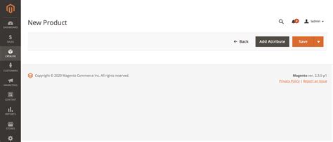 Add New Product Page Or Categories Is Broken Server Configuration