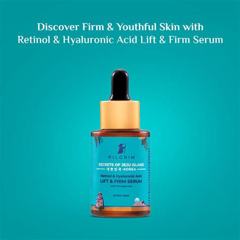 Retinol And Hyaluronic Acid Lift And Firm Serum To Hydrate And Lift Skin