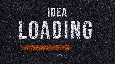 Idea Loading Concept With Hyperspace Suitable For Business Presentation Progress Bar Loading