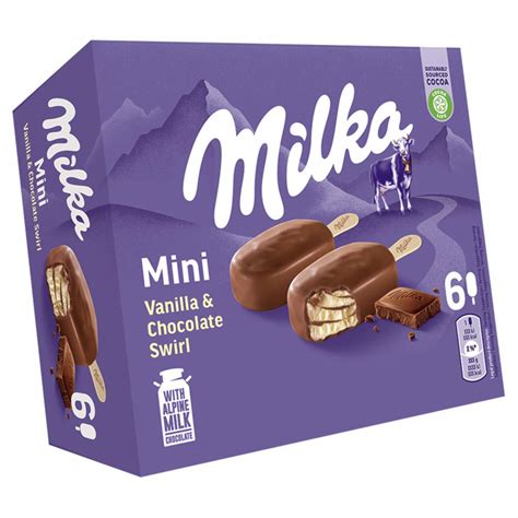 Milka Lody waniliowe z kawałkami polewy z czekoladą mleczną 300 ml 6