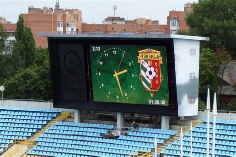 Full Color HD P10 LED Display Stadium Tv Screen Damp Proof Football