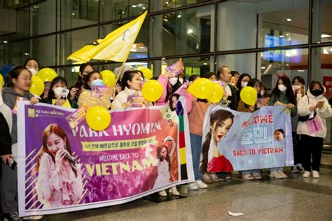 Hyomin T Ara đổ Bộ Sân Bay Nội Bài Trong Vòng Vây Của Hàng Trăm Fan