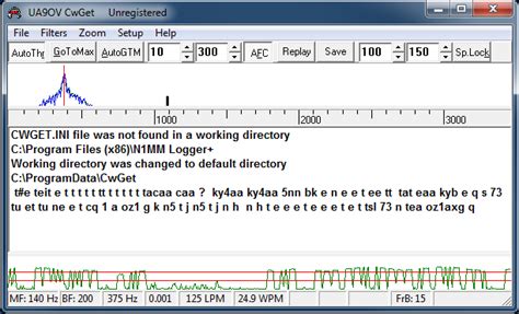The Cw Reader Window N1mm Logger Plus