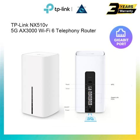 tp link nx510v 5g ax3000 dual band wi fi 6 telephony router easy mesh