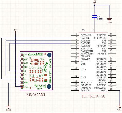 Triple Axis Accelerometer Module MMA Hookup Guide RhydoLABZ Wiki