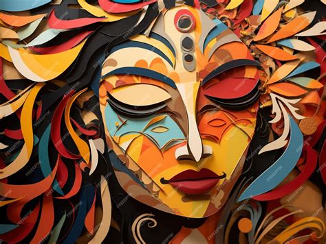 Premium Ai Image Durga In Pepakura