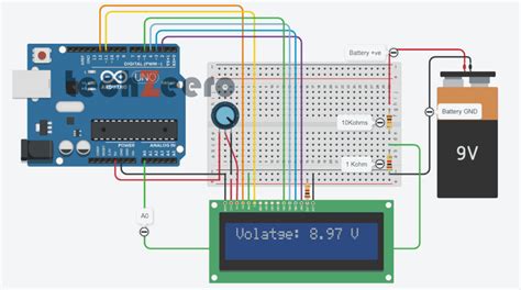 Measuring Voltage With Arduino Measure Voltage Upto V