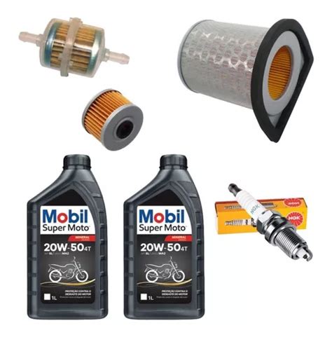 Kit Revisão Filtro Ar Gasolina Vela Cbx 250 Twister 2001 08 Frete Grátis
