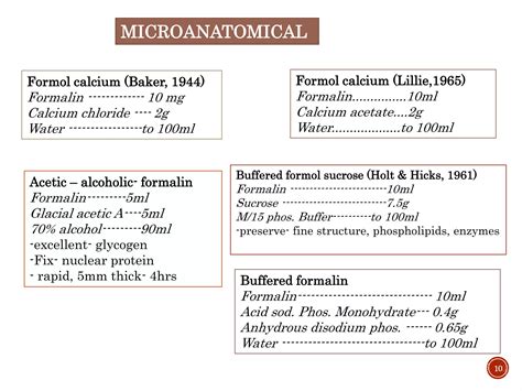 Fixation And Fixatives In Histopathology Dr Naveen Reddy Ppt