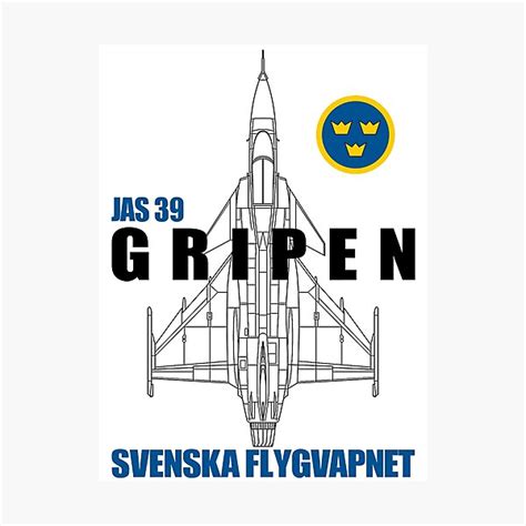 Jas Gripen Svenska Flygvapnet Swedish Air Force Photographic