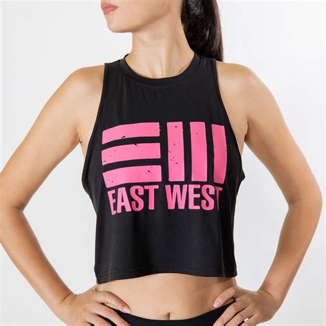 Shui Tank Top Women Black Pink East West Fitness