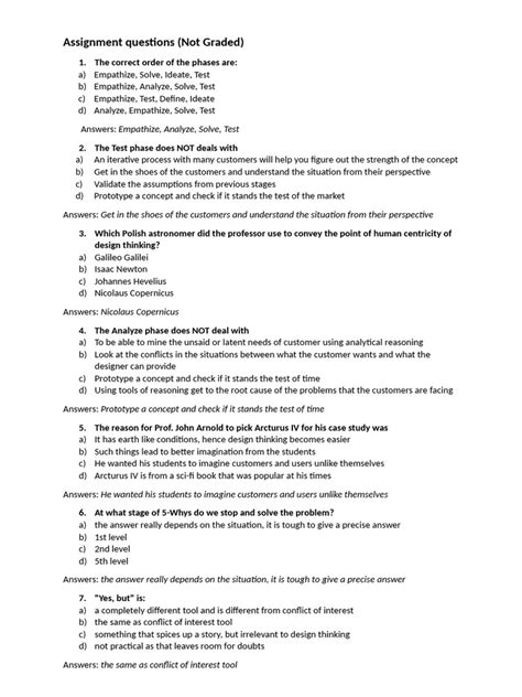 assignment questions pdf