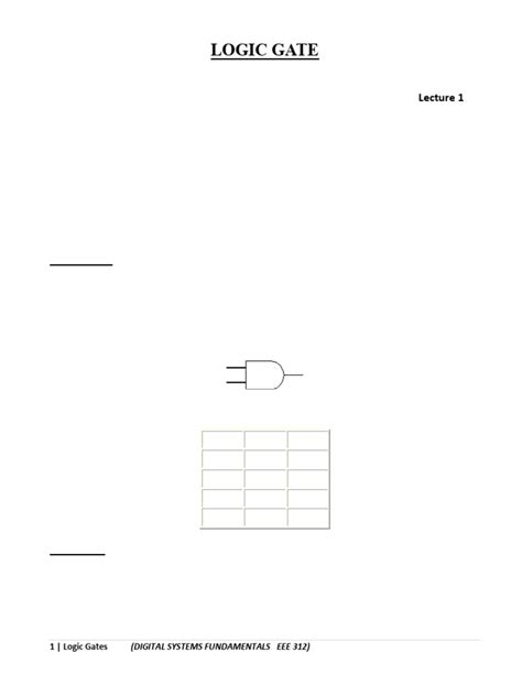 logic gate pdf