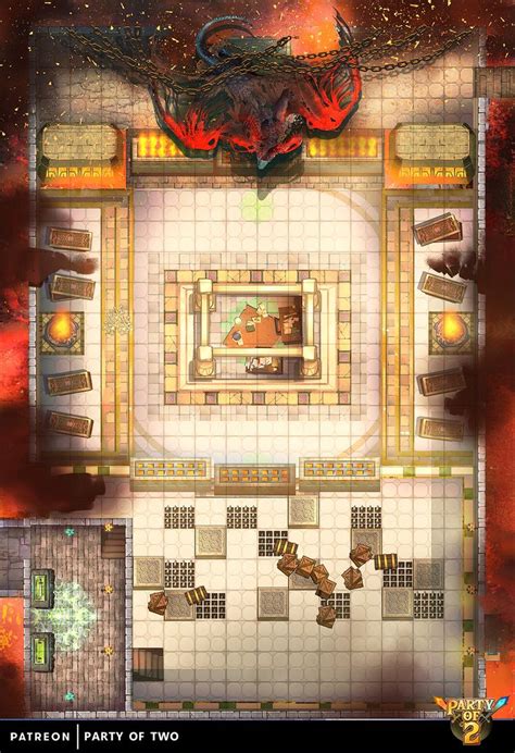 Dragon Chamber Map Lava Variant X