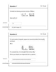 Quiz Recursion Fall ECE Intro To Algs Models Of Comp Section BL Pdf Pts