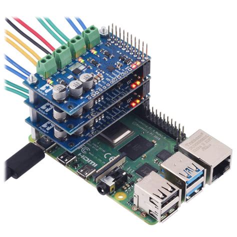 Pololu Motoron M3h550 Triple Motor Controller For Raspberry Pi The Pi Hut