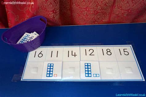 Numicon Matching Game Learn With Miss W