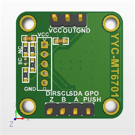 MT6701 Magnetic Encoder Magnetic Induction Angle Measurement Sensor