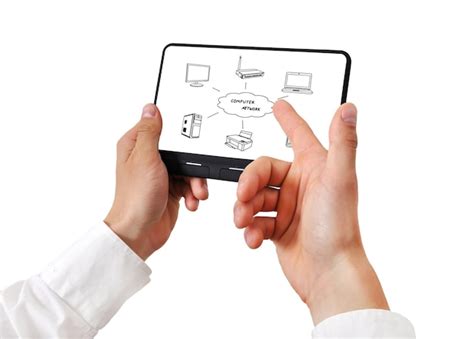 premium photo computer network concept
