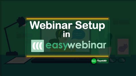 Setup Webinar In Easywebinar With Integration By Fayekbd Fiverr