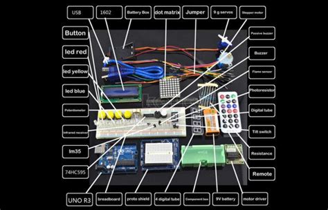 Arduino Ir 소형 원격 제어 Arduino 시동기 장비를 위한 장비 830 점 밀가루 반죽대 시동기