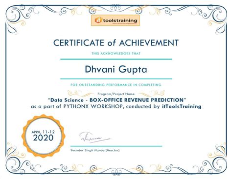 Dhvani Gupta On Linkedin Pythonx2020 Girlscript Ittools Completed