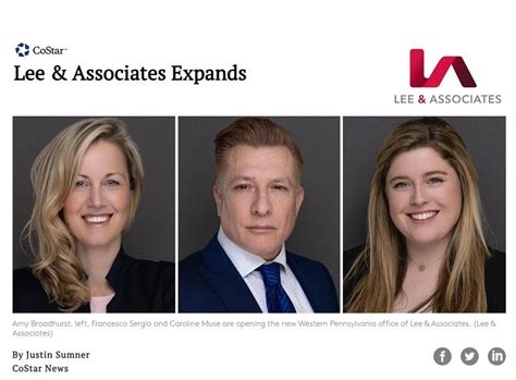 Caroline Muse On Linkedin Lee And Associates Expands Meridian Names Ceo