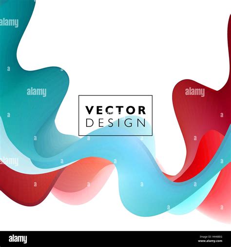 Abstract Smooth Color Wave Vector Curve Flow Purple Motion Illustration Stock Vector Image