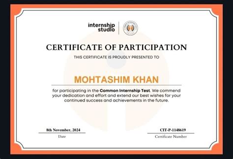 Mohtashim Khan On Linkedin Careergrowth Professionaldevelopment Internshipexperience