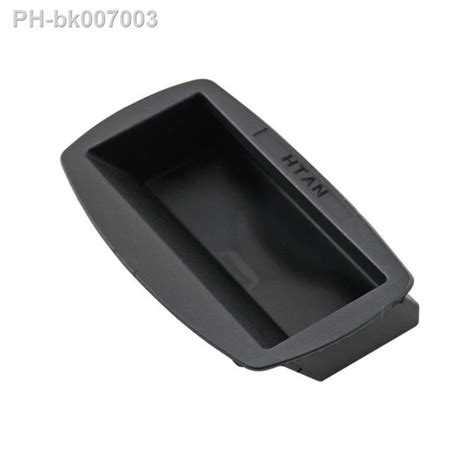 Black Plastic Handle Recessed Rectangular Pull Handle Industry Flush