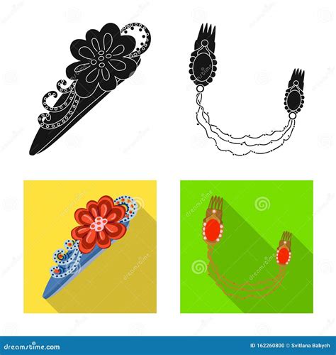 Vector Illustration Of Beauty And Fashion Icon Set Of Beauty And