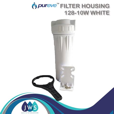 Jual Filter Housing 128 10w White Pou Filter Air Shopee Indonesia