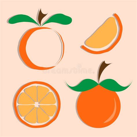Naranja Aprenda El Color Sistema De La Educación Ejemplo De Colores