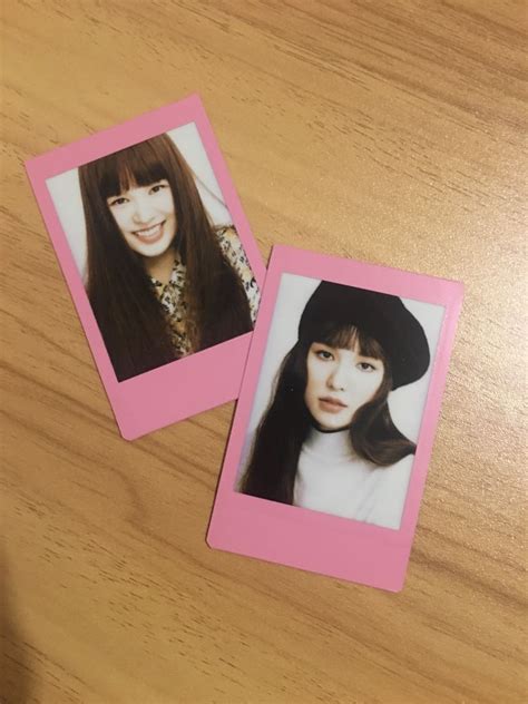 Red Velvet Wendy Comeback Photoshoot Polaroid Hobbies And Toys