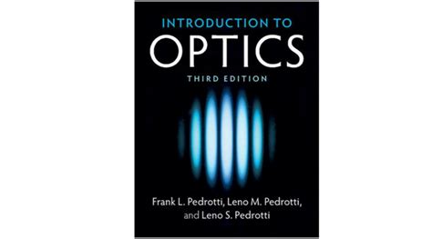 Introduction To Optics 3rd Edition Optik Tasarım