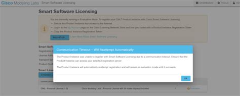 Unable To Register Cml Labs