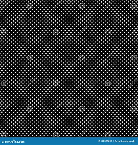 Monochrome Dot Pattern Background Abstract Vector Graphic Design Stock Vector Illustration