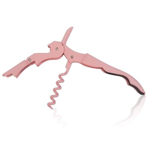 Double Hinged Corkscrew Pink The Modern Bartender Buy Online Bar Tools Bitters Glassware