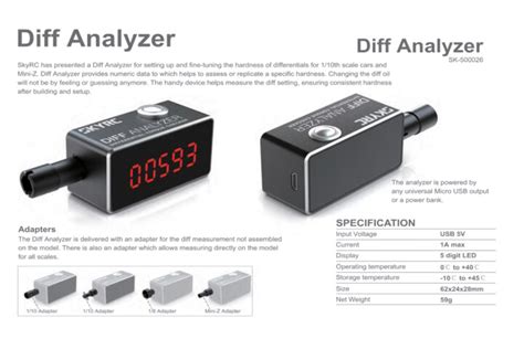 Sky Rc Diff Analyzer Cs Electronic Gmbh Rc Modellbau