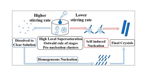 Self Induced Nucleation During The Antisolvent Crystallization Process