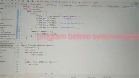 Tried Synchronisation In Java With Tap Academy Karri Sravani Posted On The Topic Linkedin