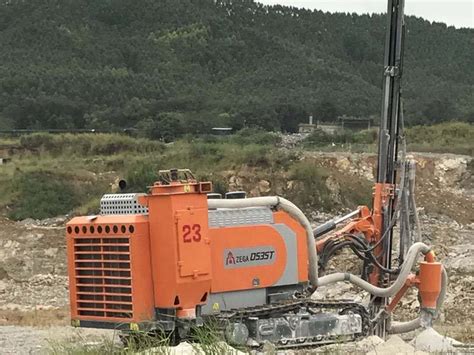 Zega D535t Surface Integrated Dth Drilling Rig With Cummins Engine