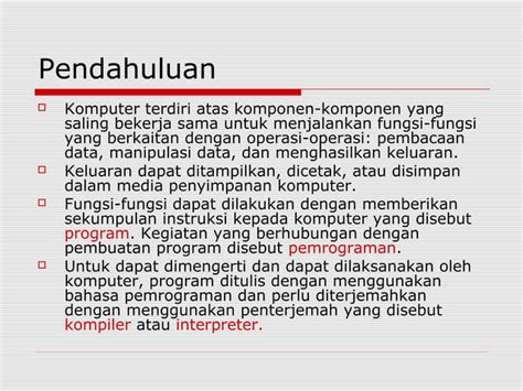 Komponen Dasar Komputer PPT