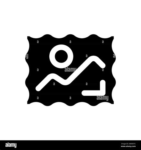 Postage Stamp Black Glyph Ui Icon Stock Vector Image And Art Alamy