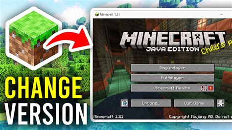 How To Change Version Of Minecraft Full Guide YouTube