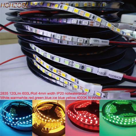 Aliexpress Buy Dc V Mm Led Strip Lights Color Not Waterproof