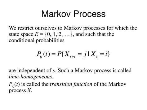 Ppt Markov Processes And Birth Death Processes Powerpoint Presentation Id 6140726