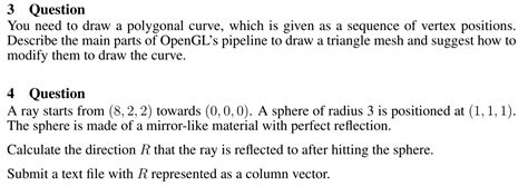 Solved 3 Question You Need To Draw A Polygonal Curve Which